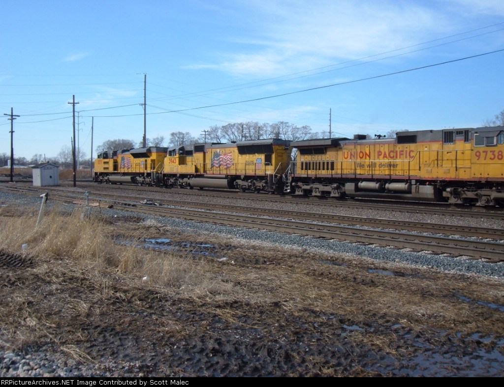 UP 8378, 3943 & 9738